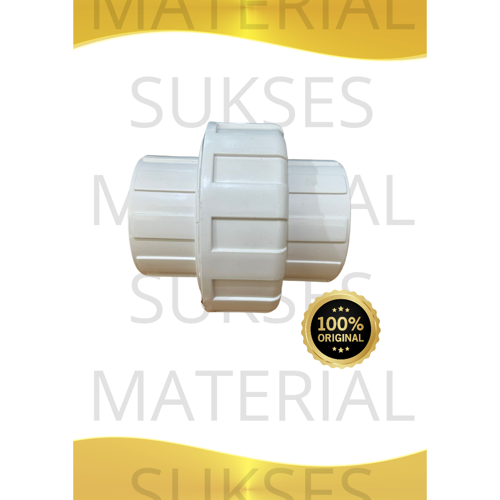 Jual WATERMUR PVC CISAL 1 1/4" INCH / WATER MUR POMPA UNION FITTING ...