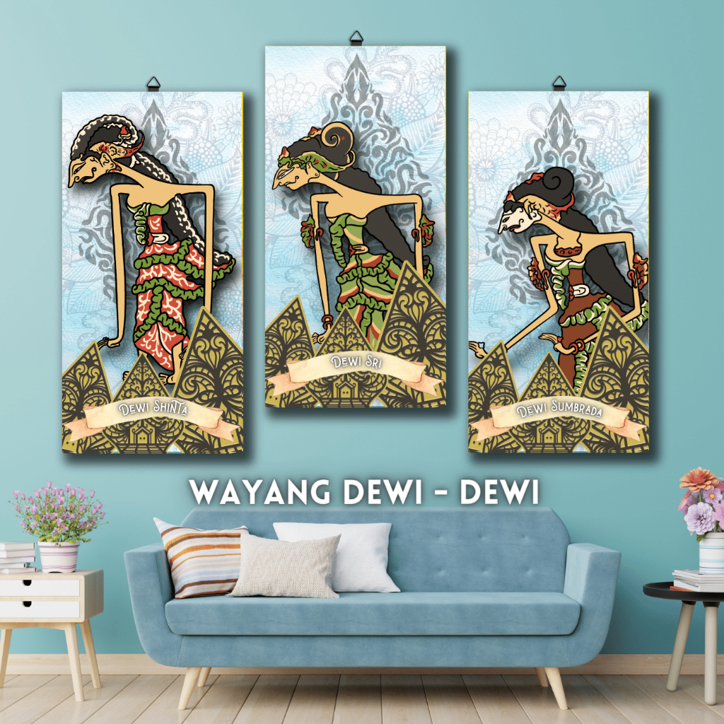 Jual WAYANG Hiasan dinding Wayang kulit Bingkai mdf / dekorasi dinding ...