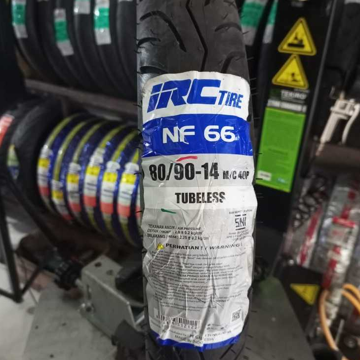 Jual BAN IRC NF66 UKURAN 80/90-14 TUBELESS | Shopee Indonesia