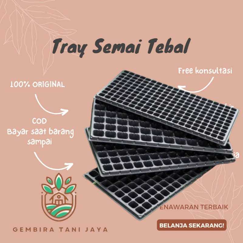 Jual Tray Semai Tebal dan bagus isi 105 | Shopee Indonesia