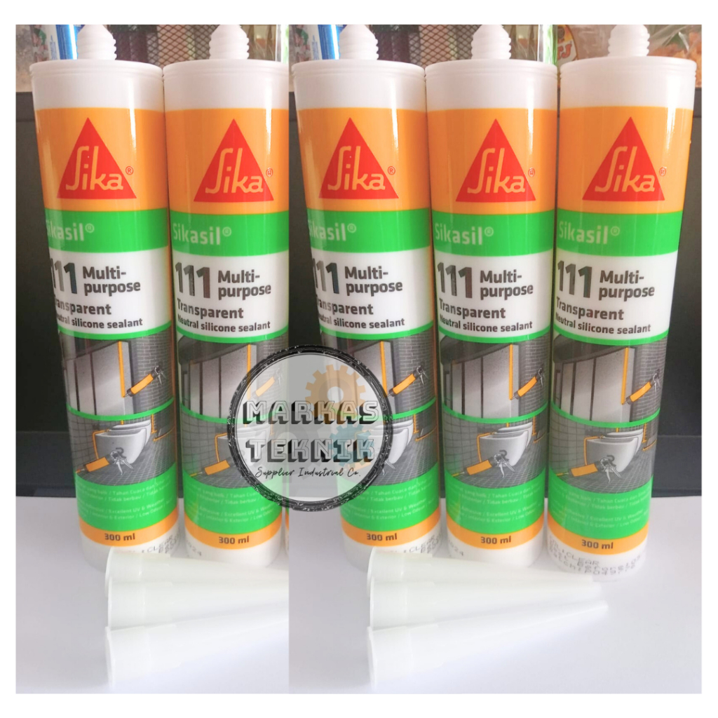 Jual SIKA SIKASIL 111 Netral 300 ML AP Sealant Silicone 300ML CLEAR | Shopee Indonesia