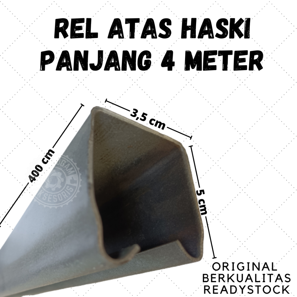 Jual Rel atas haski/kecil pintu besi rel henderson pintu lipat sliding ...