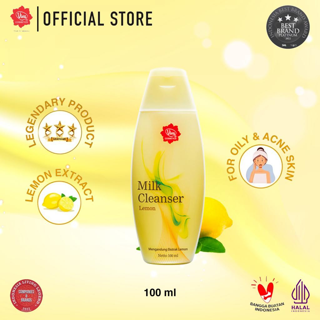 Jual Viva Milk Cleanser Lemon - Kecil | Shopee Indonesia