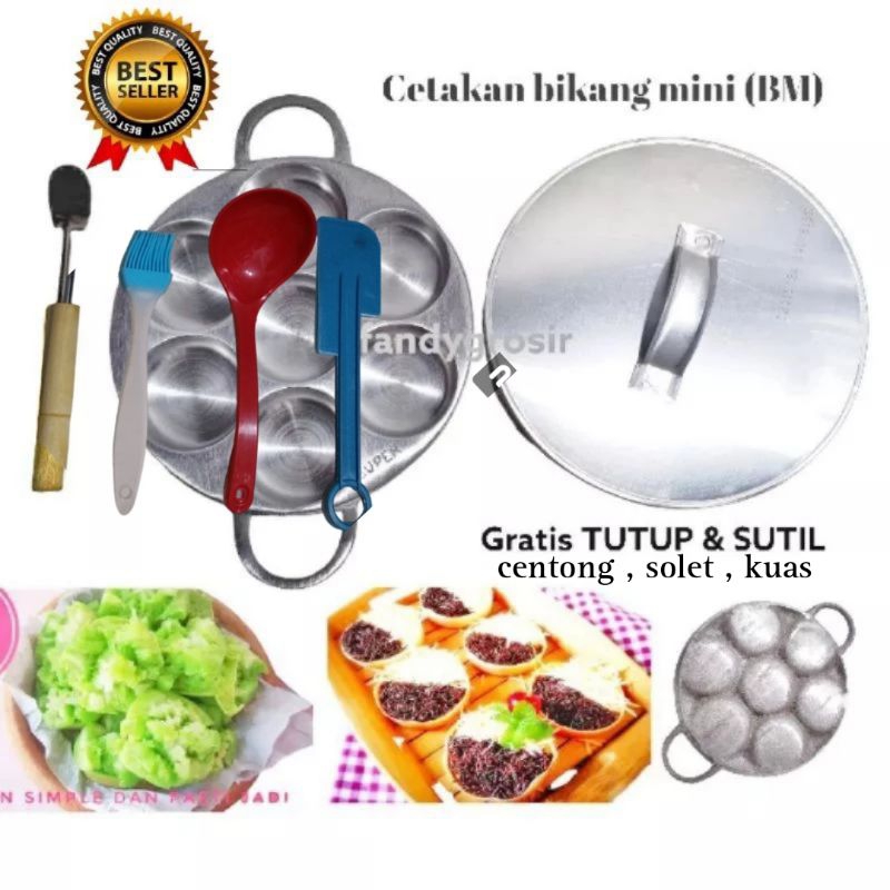 Jual CETAKAN BIKANG MINI / apem mini / terbul mini/maklor / cilor ...