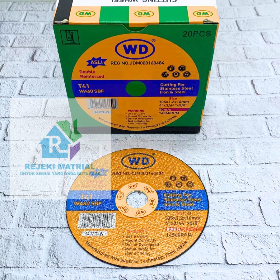 Jual WD Cutting - WD Potong - WD Gerinda Potong - Mata Potong | Shopee ...