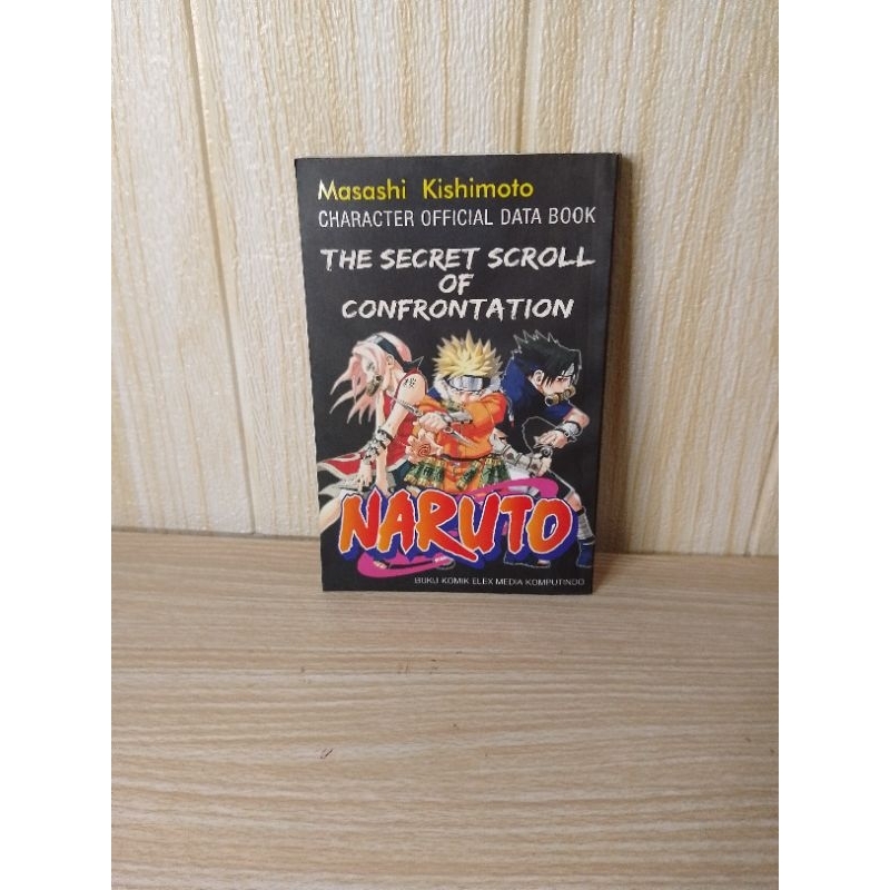 Jual Naruto Data Book -The Secret Scroll of Confrontation- Second ...