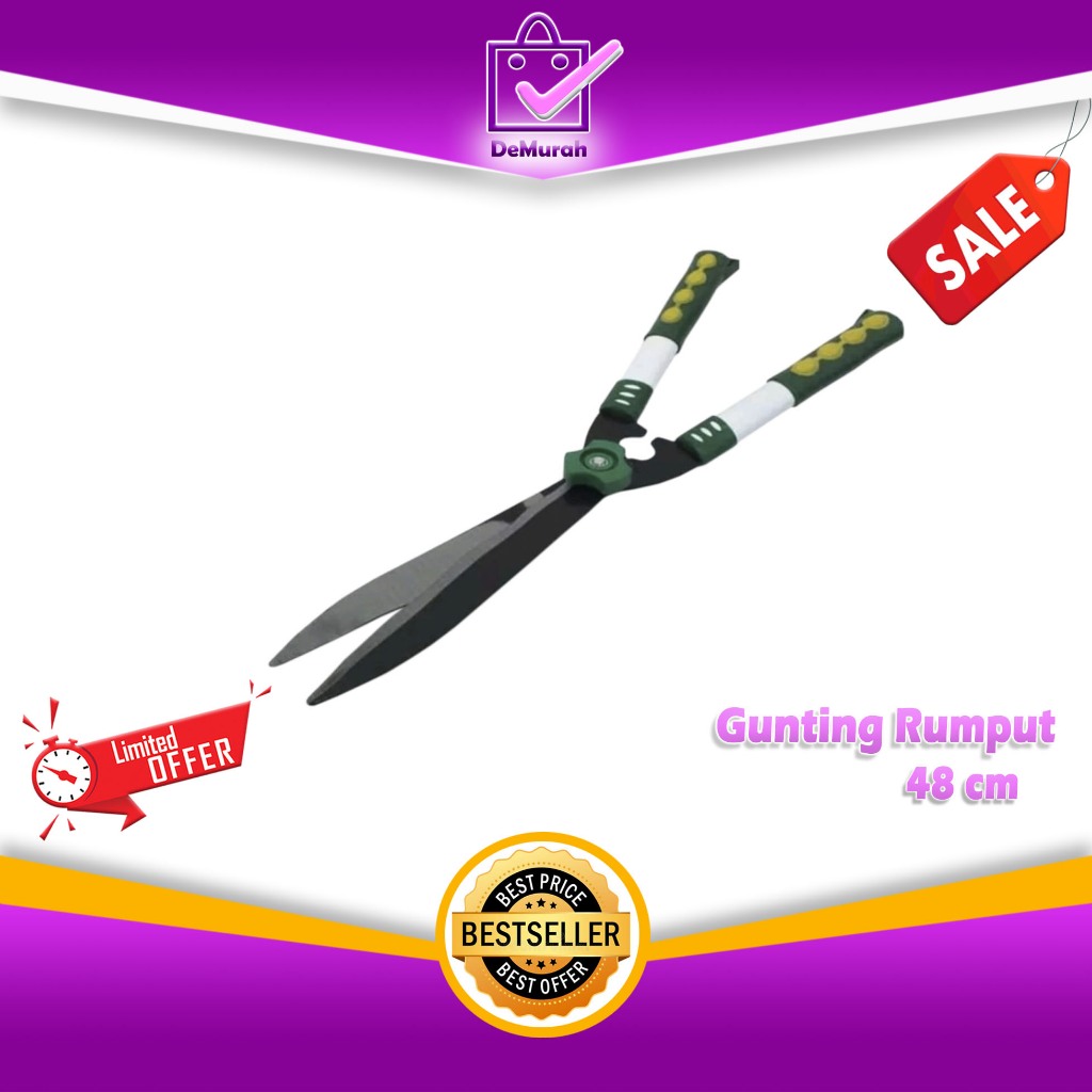Jual Gunting Rumput Super Tajam 48CM Gunting Potong Rumput Besar 0987 ...