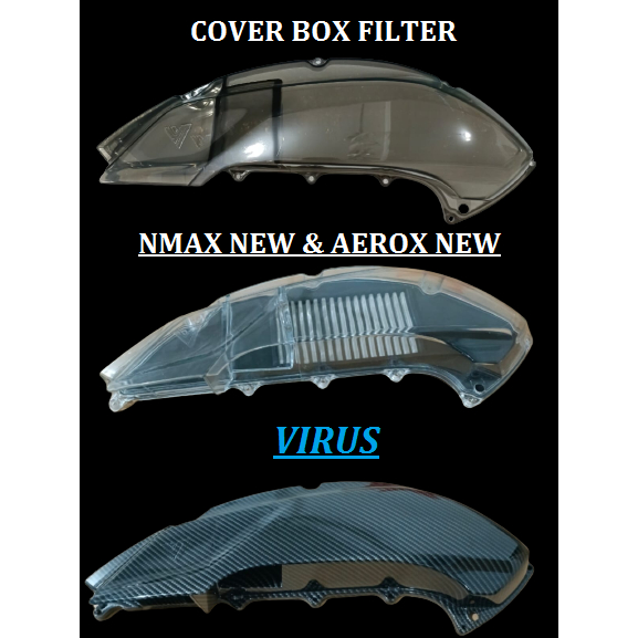 Jual COVER BOX FILTER UDARA NMAX NEW VIRUS TUTUP TABUNG HAWA N-MAX NEW ...