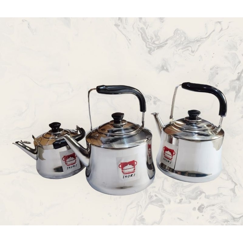 Jual Teko / Ceret / Ketel / Kettle Stainless Steel Bunyi Siul 3ltr 4ltr ...