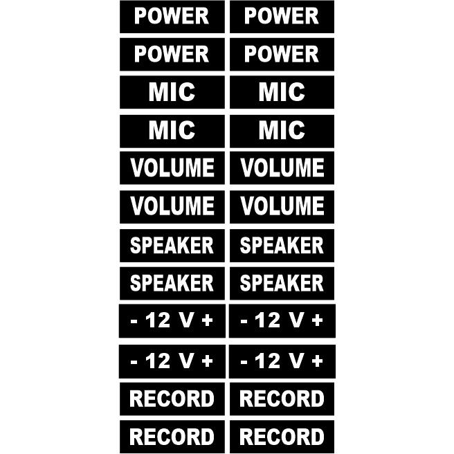 Jual sticker mixer stiker potensio stiker audio sticker anti air cetak ...