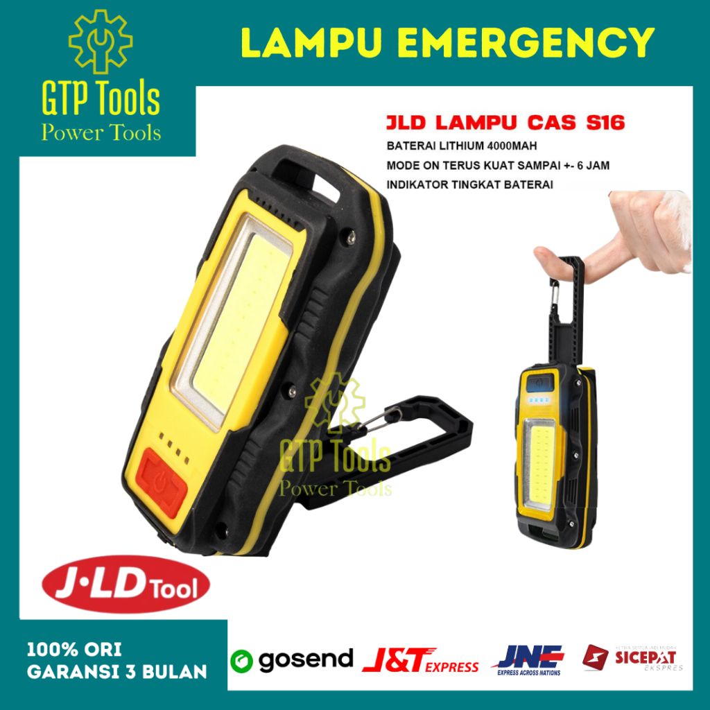 Jual GTP Tools - JLD lampu emergency 4000mah lampu senter lampu CAS ...