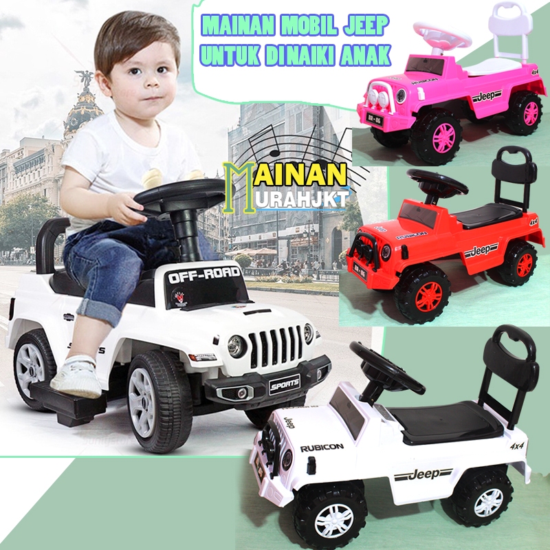 Jual FIGUREANS MAINAN ANAK MURAH MOBIL DORONG ANAK JEEP RUBICON BR06 ...