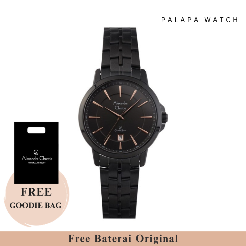 Jual Jam Tangan Wanita Alexandre Christie AC 8655 Original Garansi ...