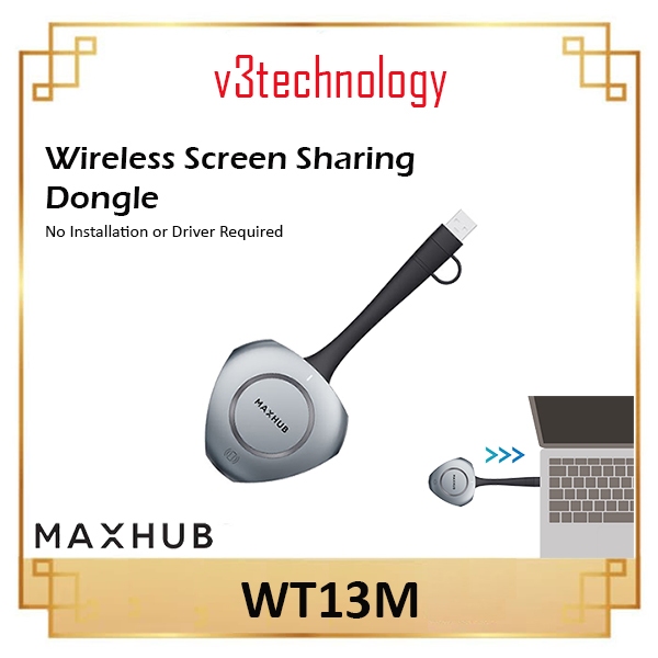 Jual MAXHUB WT13 Wireless Screen Sharing Dongle - Wireless Dongle ...