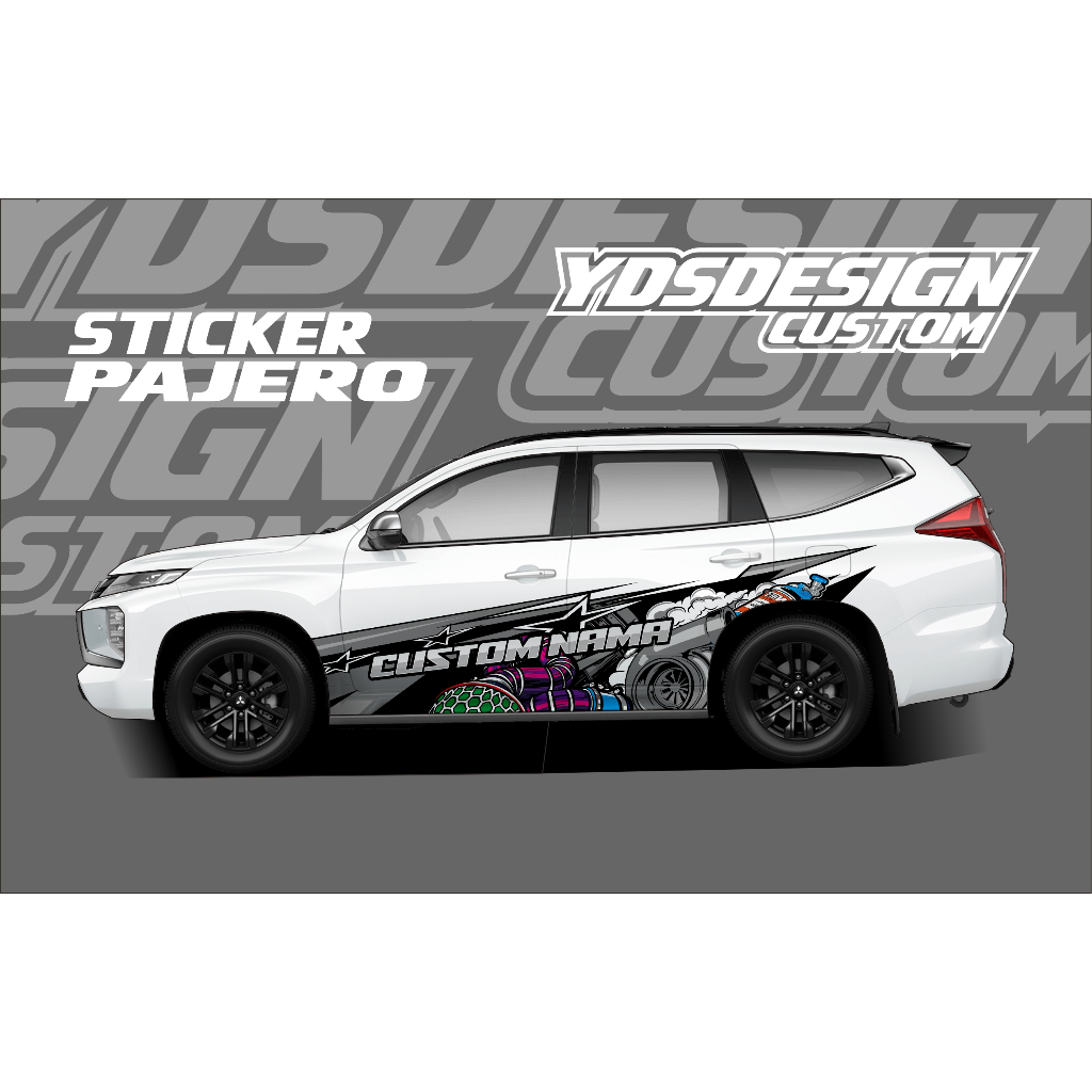 Jual DECAL NEW LIVERY PAJERO,FORTUNER,INNOVA | Shopee Indonesia