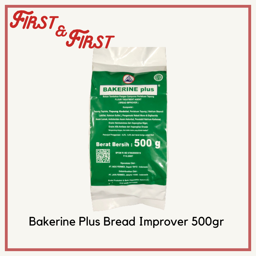 Jual Bakerine Plus Bread Improver 500gr / Pelembut Roti | Shopee Indonesia
