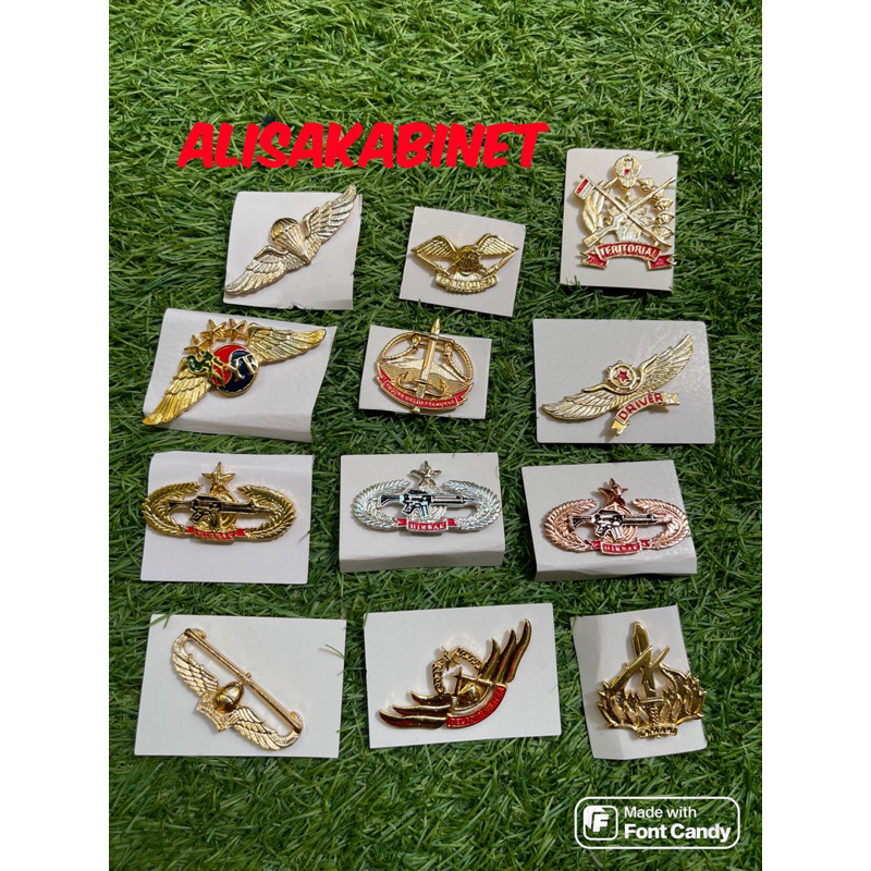 Jual Brivet Exclusive Tanpa Braso PDH TNI AD | Shopee Indonesia