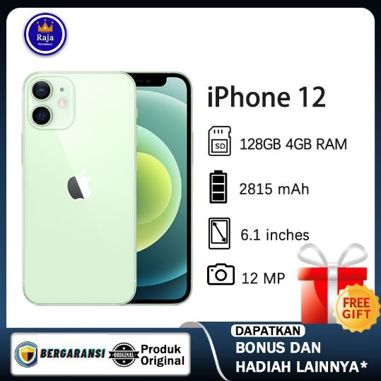 Jual i Phonee 12 64GB 128GB FULLSET SECOND ORIGINAL MULUS BERGARANSI | Shopee Indonesia