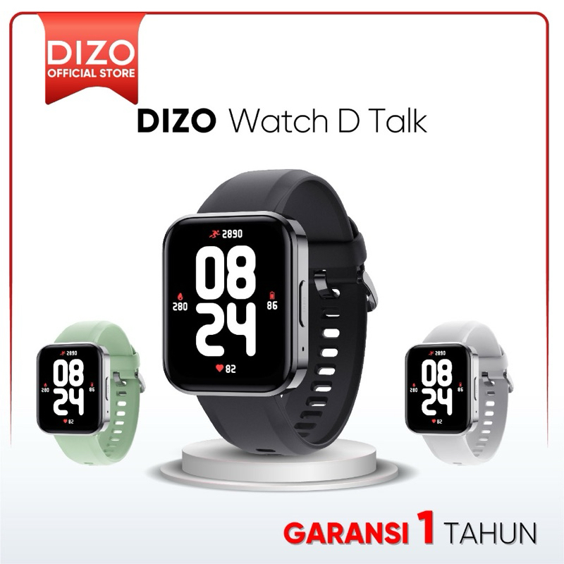 Jual DIZO By realme techlife Watch D Talk Bluetooth Calling watch 1.8 ...