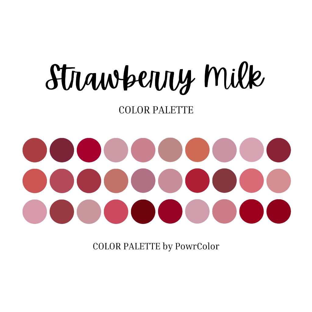 Jual Strawberry Milk - Digital Color Palette | Shopee Indonesia