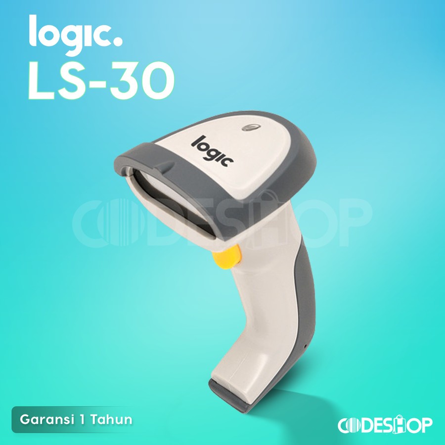 Jual SCANNER LOGIC LS-30 LASER BARCODE SCANNER 1D AUTO SCAN (USB) LOGIC ...