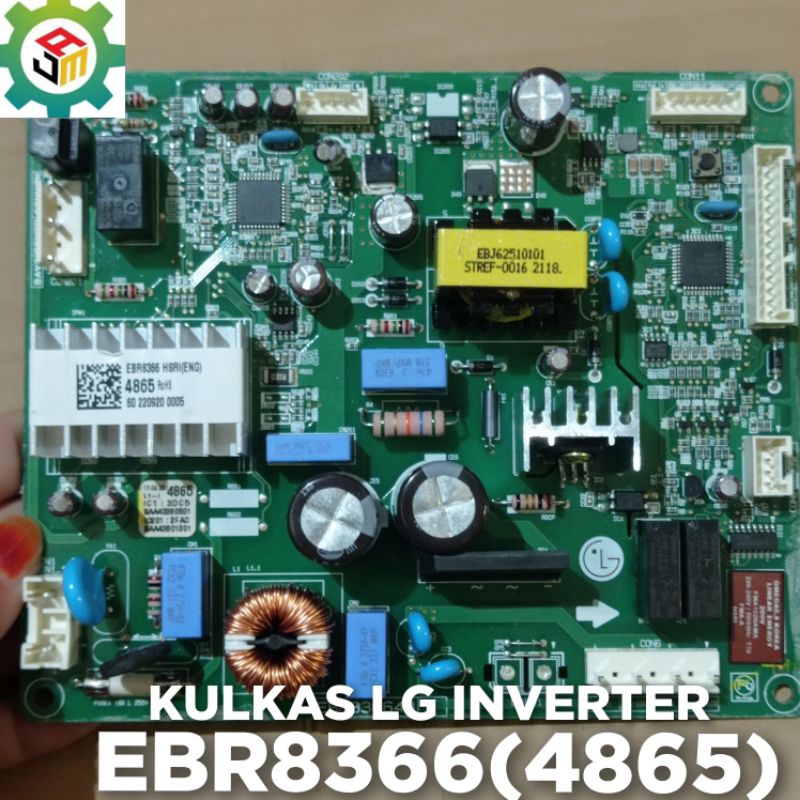 Jual MODUL PCB KULKAS 2 PINTU LG INVERTER EBR8366(4865) ORIGINAL ...