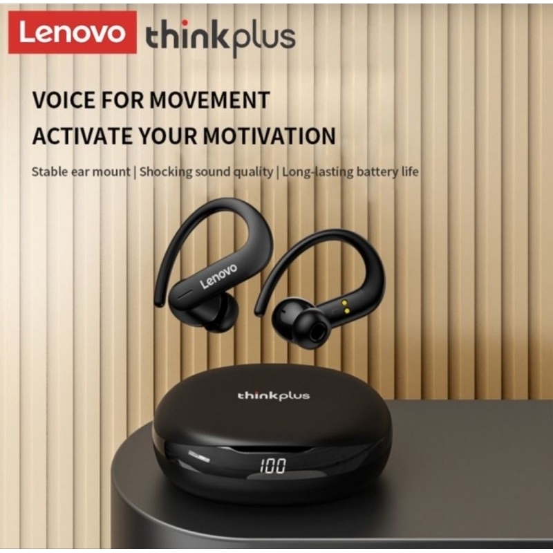 Jual Lenovo Thinkplus T50 TWS Sports True Wireless Bluetooth Earphone Headset | Shopee Indonesia