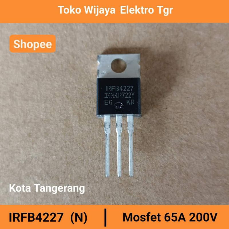 Jual Mesin Las Sparepart | IRFB4227 Mosfet 65A 200V N Channel | Shopee ...