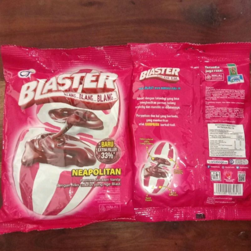Jual Blaster Neapolitan 125gr, Blaster Sukocok 125gr | Shopee Indonesia