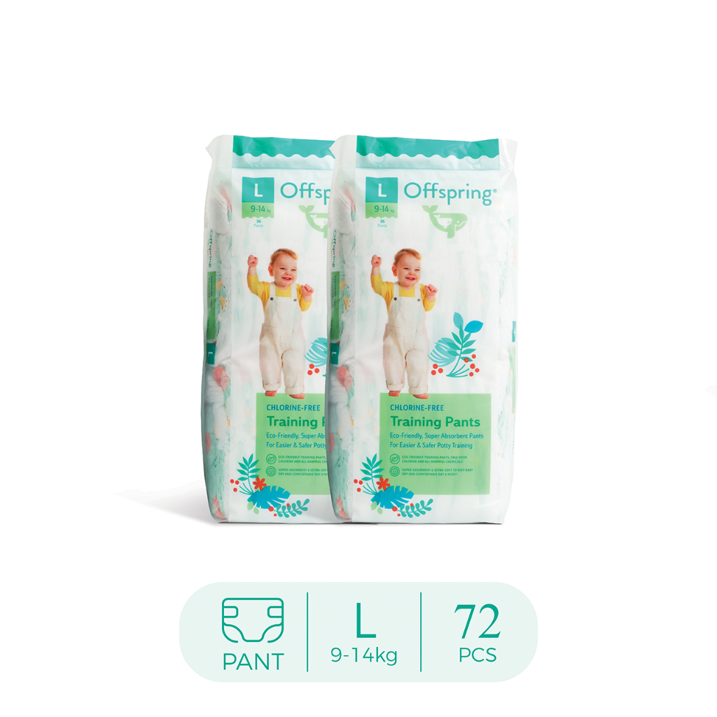 Jual Offspring Popok Bayi Diaper SAP Bebas Klorin - Twin Pack Celana ...