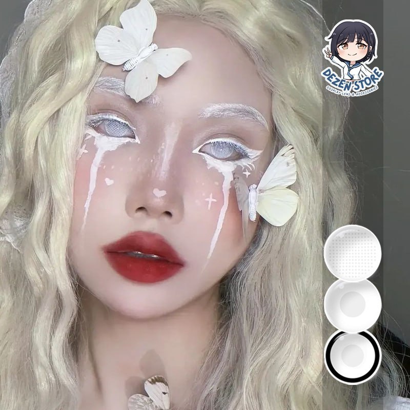 Jual softlens cosplay putih Hinata dan Halloween hantu normal only 14 ...