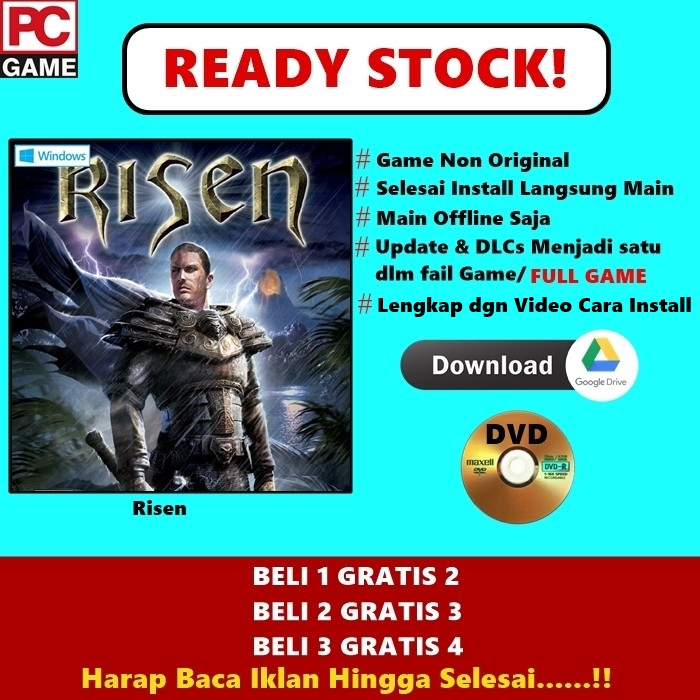 Jual Risen - Game PC-Laptop Windows Offline - Link Download/DVD ...