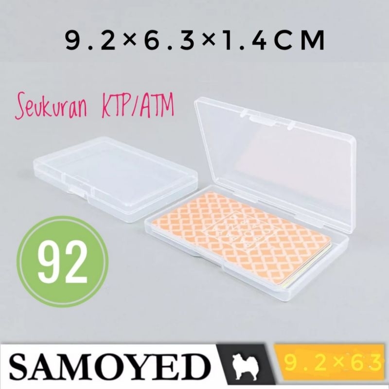 Jual Kotak Penyimpanan KTP ATM Storage Box 9.2x6.3x1.4 cm | Shopee ...