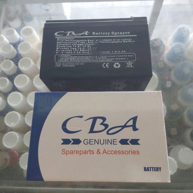 Jual BBBN3245 [KODE 77] BATERAI AKI ACCU 8 AH 12 VOLT ORI CBA SPRAYER ...