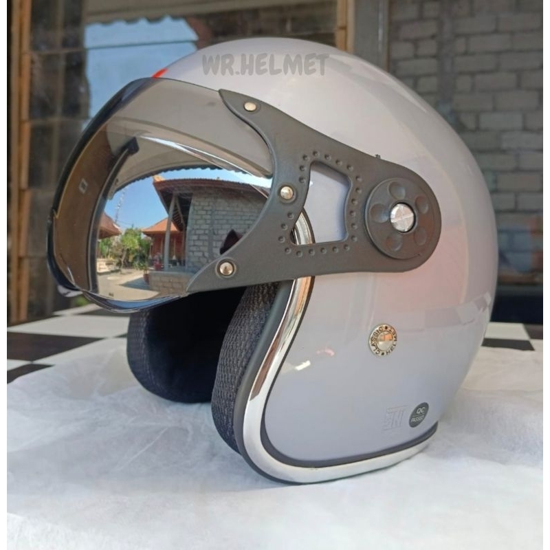 Jual HELM PILOT ITALY LIST CHROME ORIGINAL PREMIUM (FREE PACKING BUBBL ...