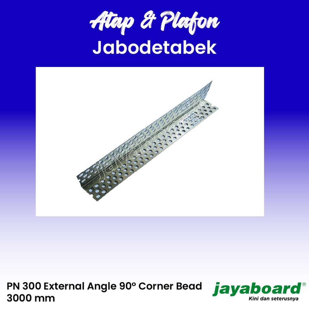 Jual PN 300 External Angle 90° Corner Bead Gypsum Partisi Plafon ...