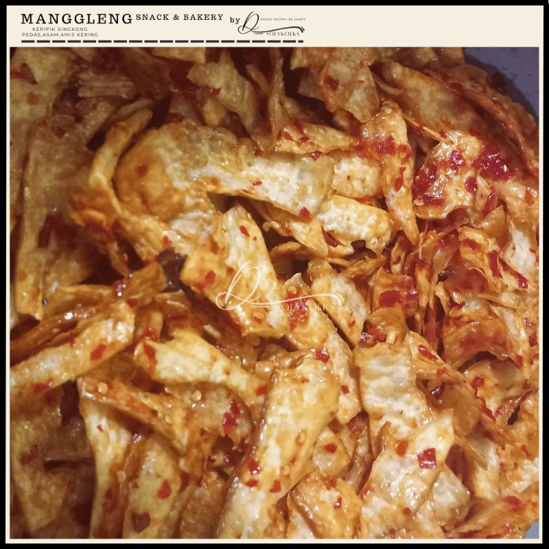 Jual MANGGLENG SINGKONG, BALUNG PEDAS ASAM MANIS (KERIPIK SINGKONG ...