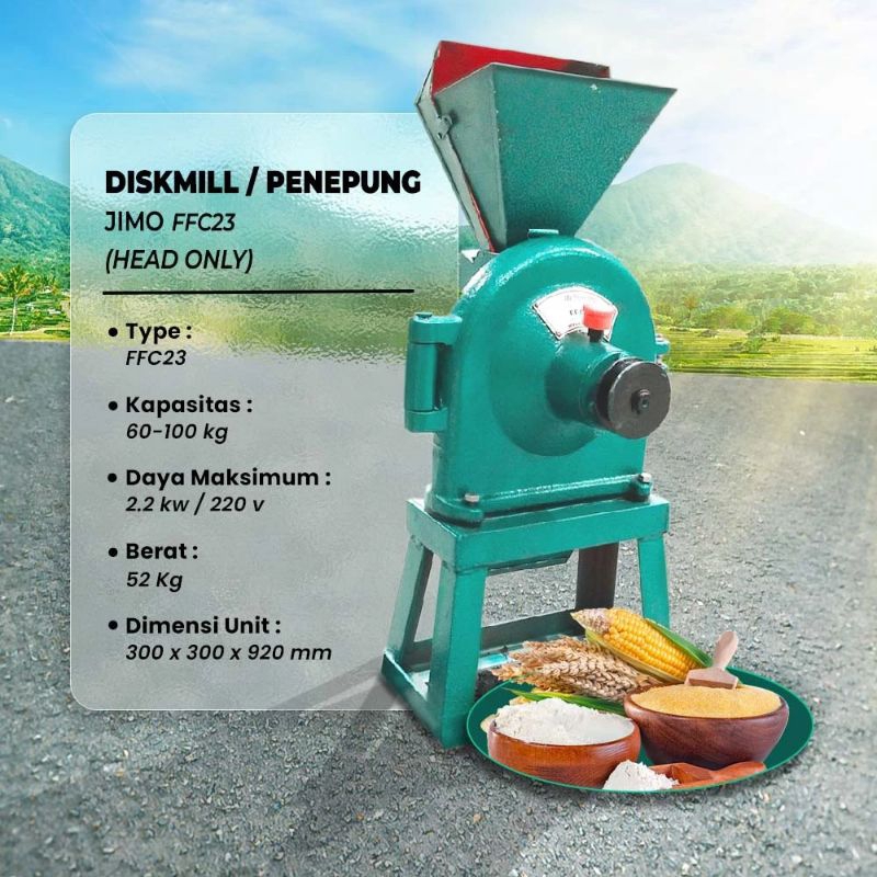 Jual Mesin Penepung Disk Mill Mahkota FFC 23 | Shopee Indonesia