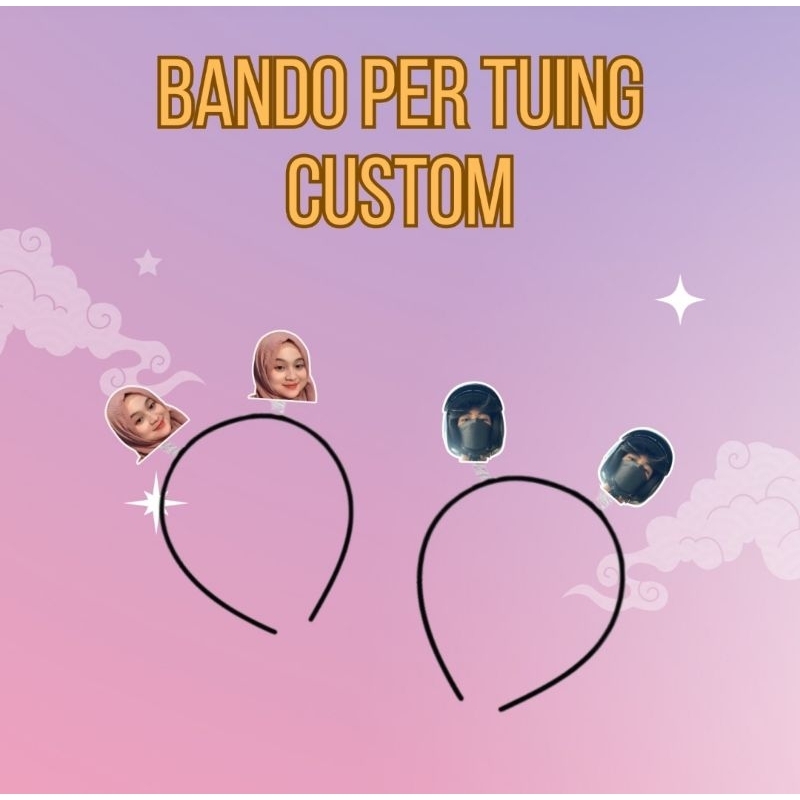 Jual (proses 1-2 hari) bando custom bando tuing tuing bando lucu ...