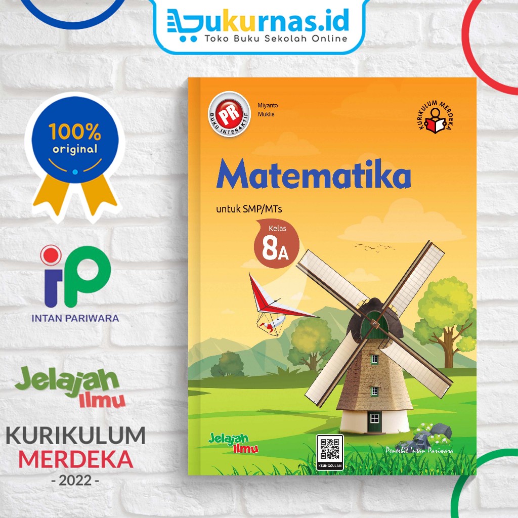 Jual Buku PR Interaktif Matematika SMP Kelas 8 Semester 1 - Kurikulum Merdeka Kurmer Intan ...