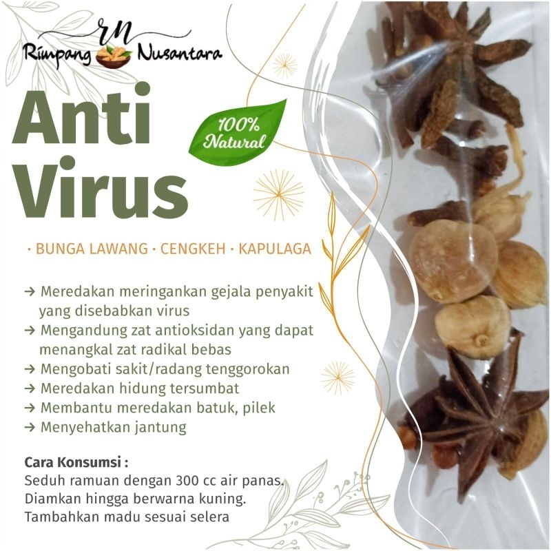 Jual Rempah / Wedang/ Minuman Anti virus by Rimpang Nusantara | Shopee ...