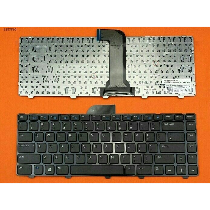 Jual Keyboard Laptop Dell Inspiron 14 3421 14R 5421 Vostro 2421 Series ...