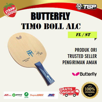 Jual Bat/Bet Blade Kayu Tenis Meja Pingpong Butterfly Timo Boll ALC Ori Impor Murah | Shopee ...