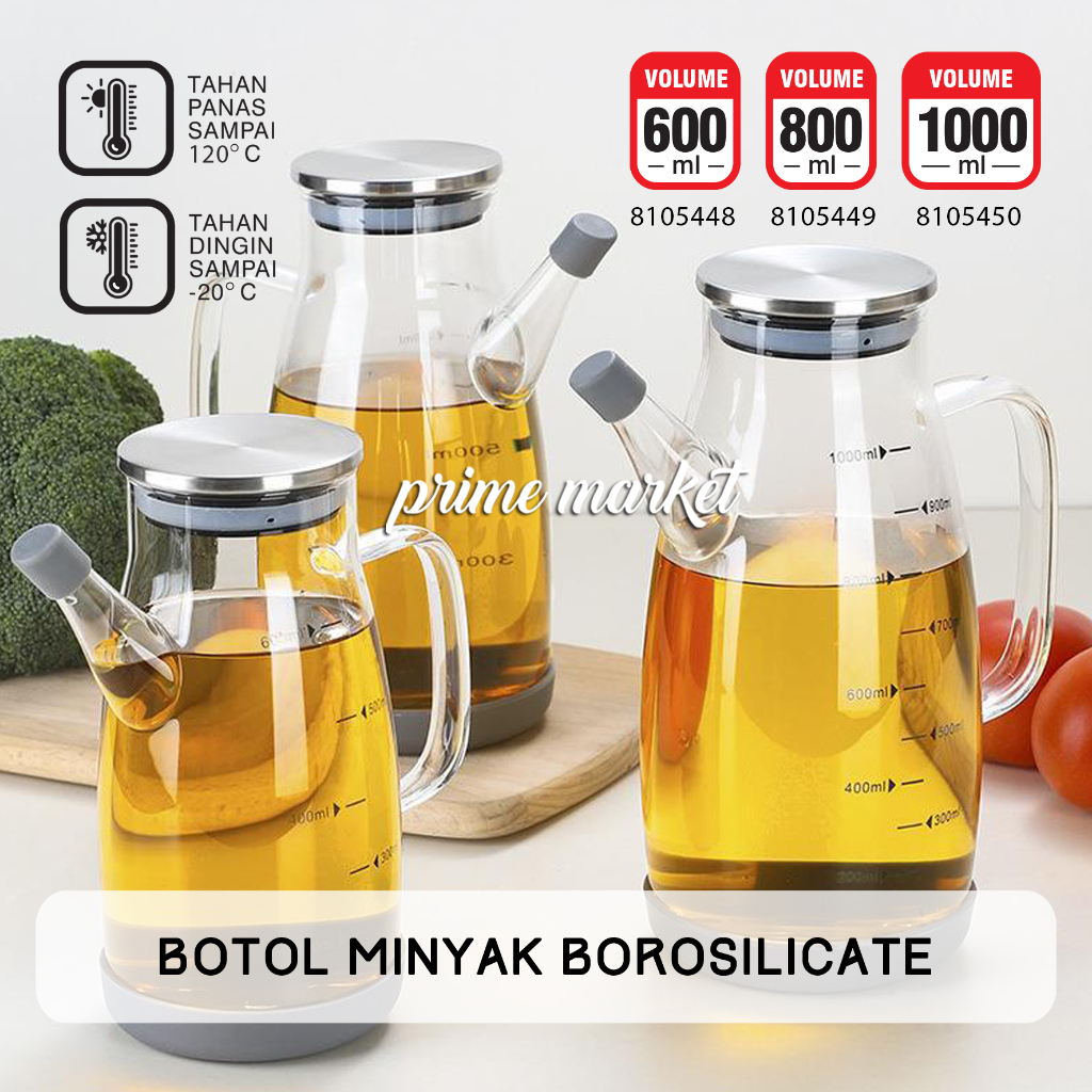 Jual Botol Minyak Kaca Tebal Botol Minyak Borosilicate Botol Kaca ...