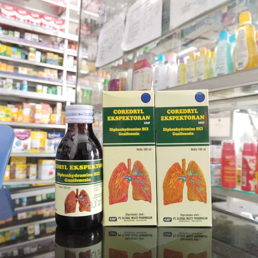 Jual COREDRYL EKSPEKTORAN 100ML coredryl sirup coredryl obat batuk ...