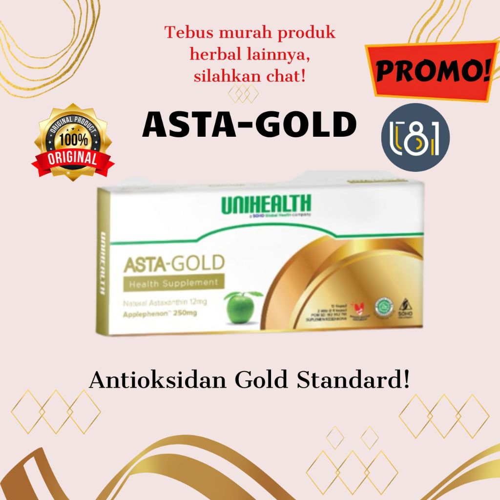 Jual Asta gold 1 Box isi 30 Kaplet Kapsul Original Diabetes Penyakit ...