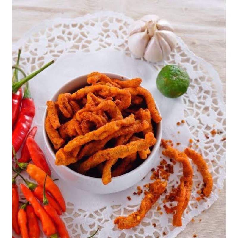 Jual usus crispy balado asin gurih renyah snack kiloan oleh oleh khas ...