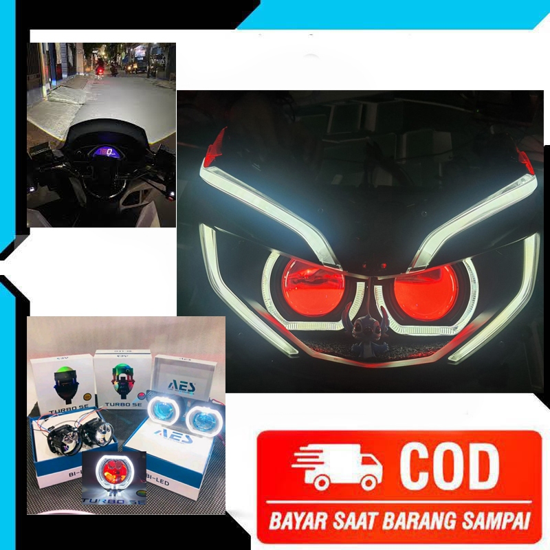 Jual Lampu Depan Biled PCX 150 Paket Lengkap | Shopee Indonesia