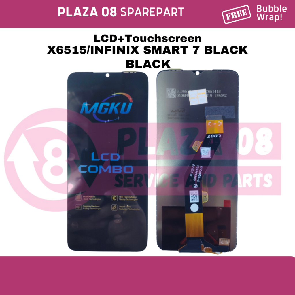 Jual LCD + Touchscreen INFINIX X6515/INFINIX SMART 7 BLACK MGKU | Shopee Indonesia