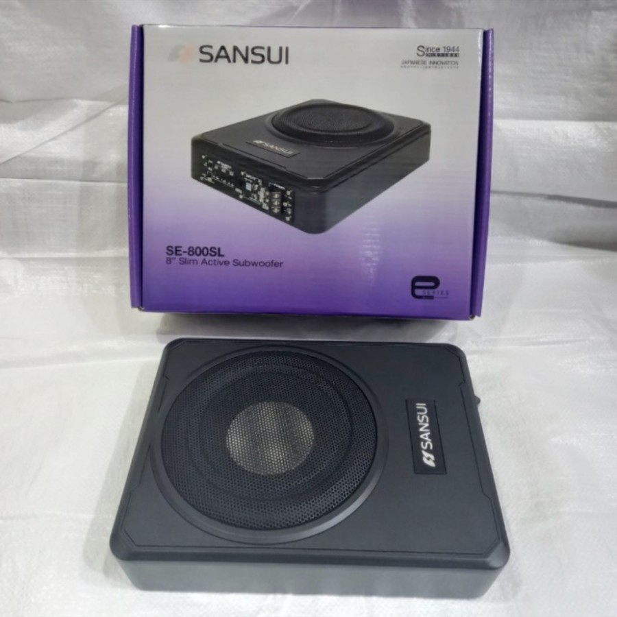 Jual Subwoofer sansui SE-800SL 8inch kolong aktif | Shopee Indonesia